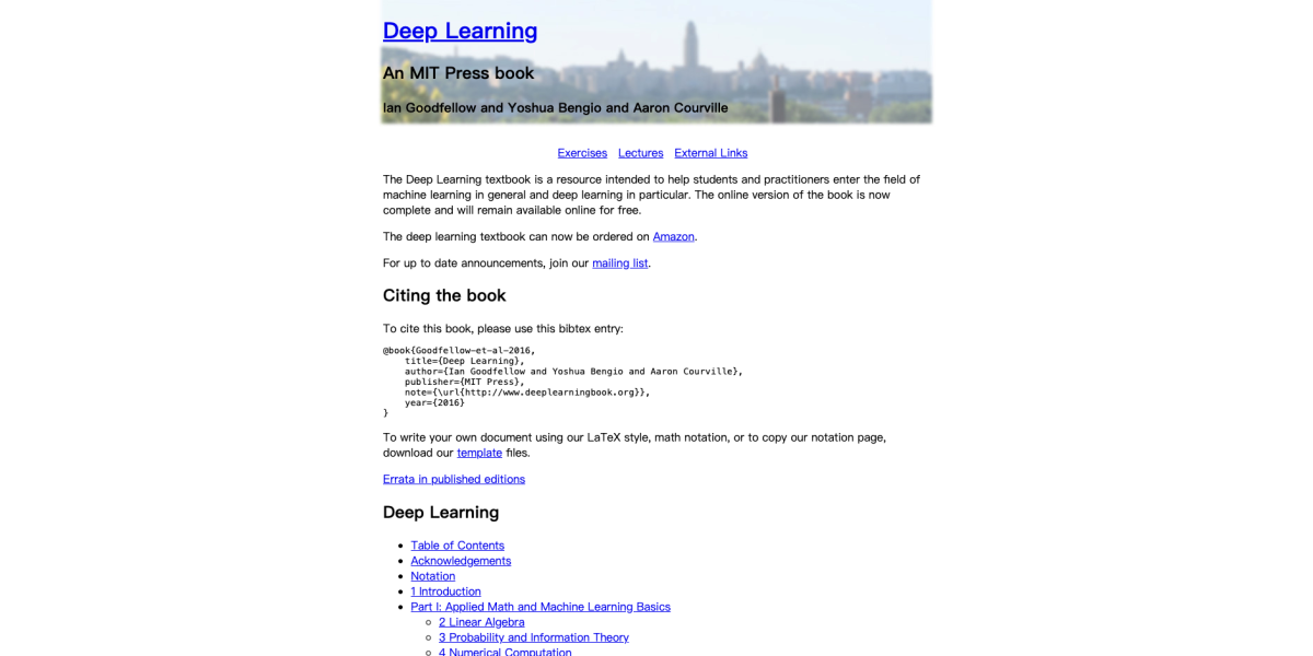 MIT深度学习书PDF版学习资料汇总 - 免费获取完整电子书 - 懂AI