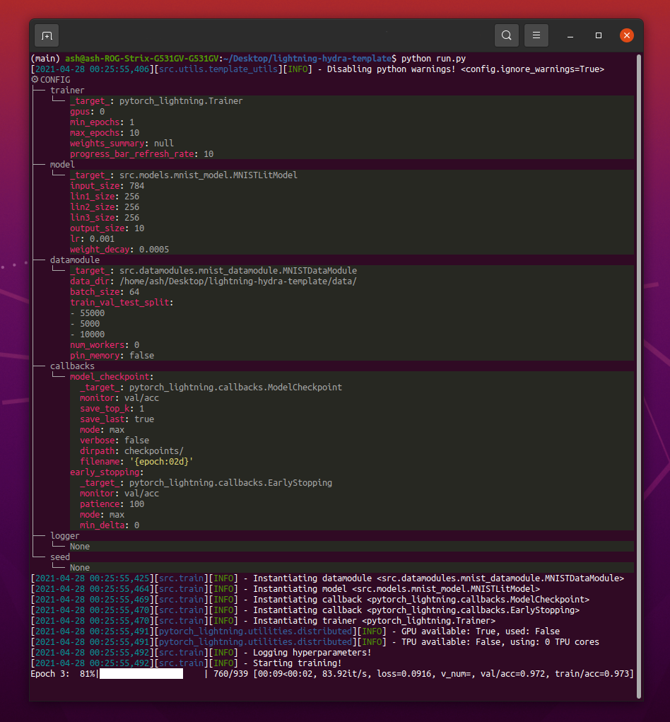 Lightning-Hydra-Template: 一个用户友好的机器学习实验模板 - 懂AI