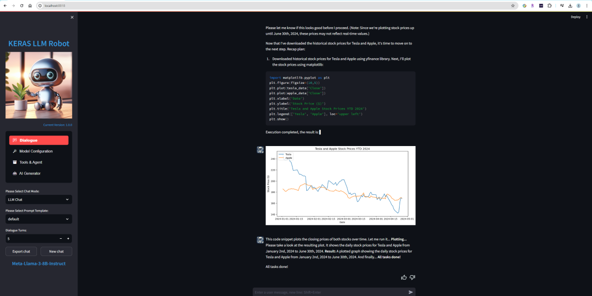Keras-llm-robot:一个功能强大的大语言模型Web UI项目 - 懂AI