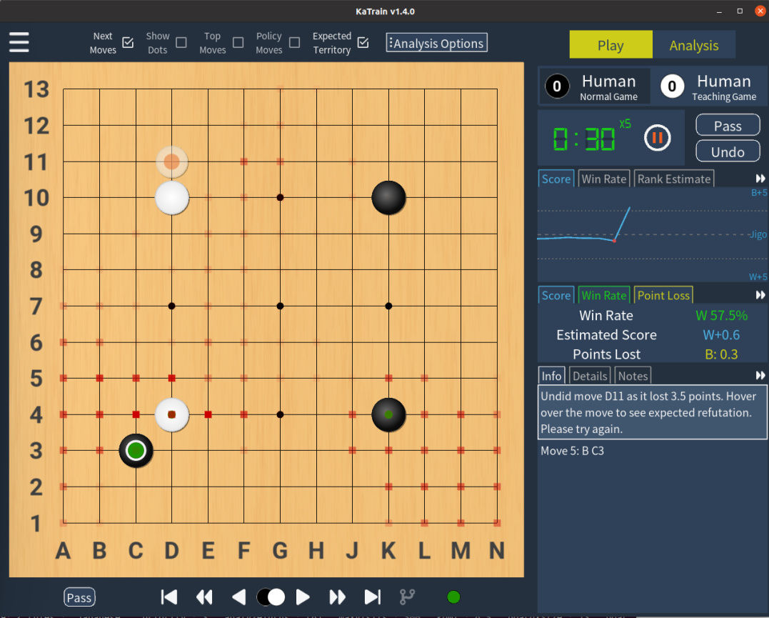 KaTrain: 基于KataGo的围棋AI分析与训练工具 - 懂AI