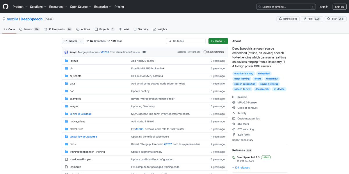 DeepSpeech:开源嵌入式语音识别引擎 - 懂AI