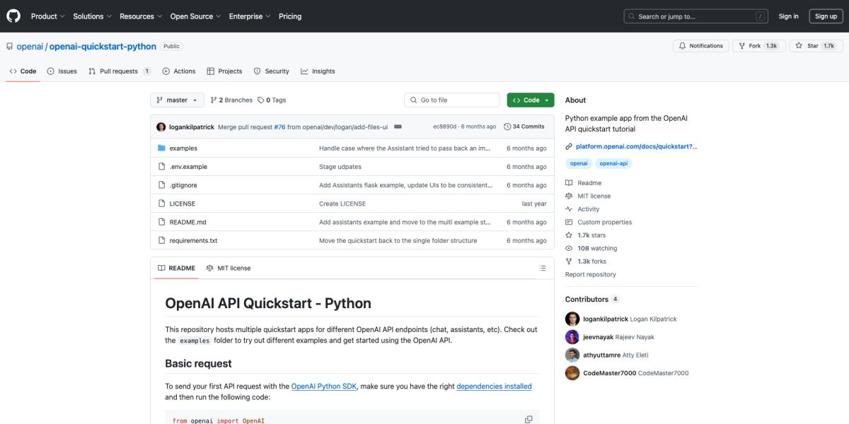 OpenAI API快速入门 - Python示例应用 - 懂AI