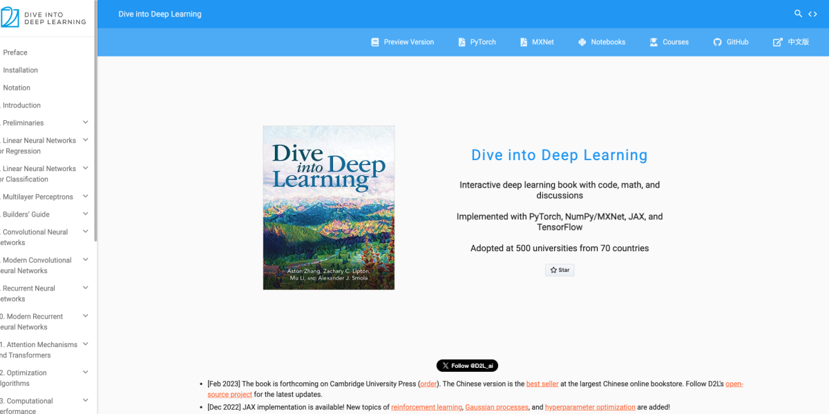d2l-pytorch: 动手学深度学习的PyTorch实现 - 懂AI