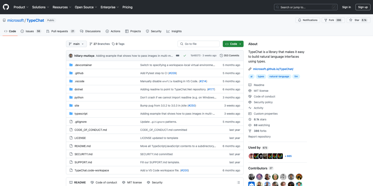 TypeChat:微软开源的自然语言接口开发库 - 懂AI