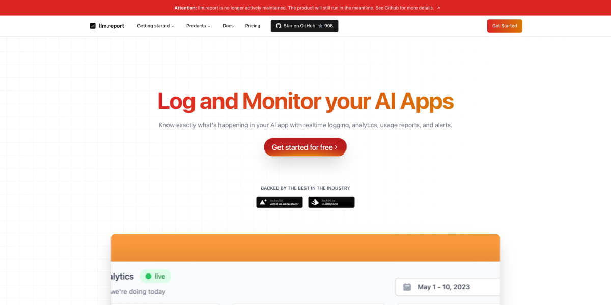 LLM.report: 开源的OpenAI日志和分析平台 - 懂AI