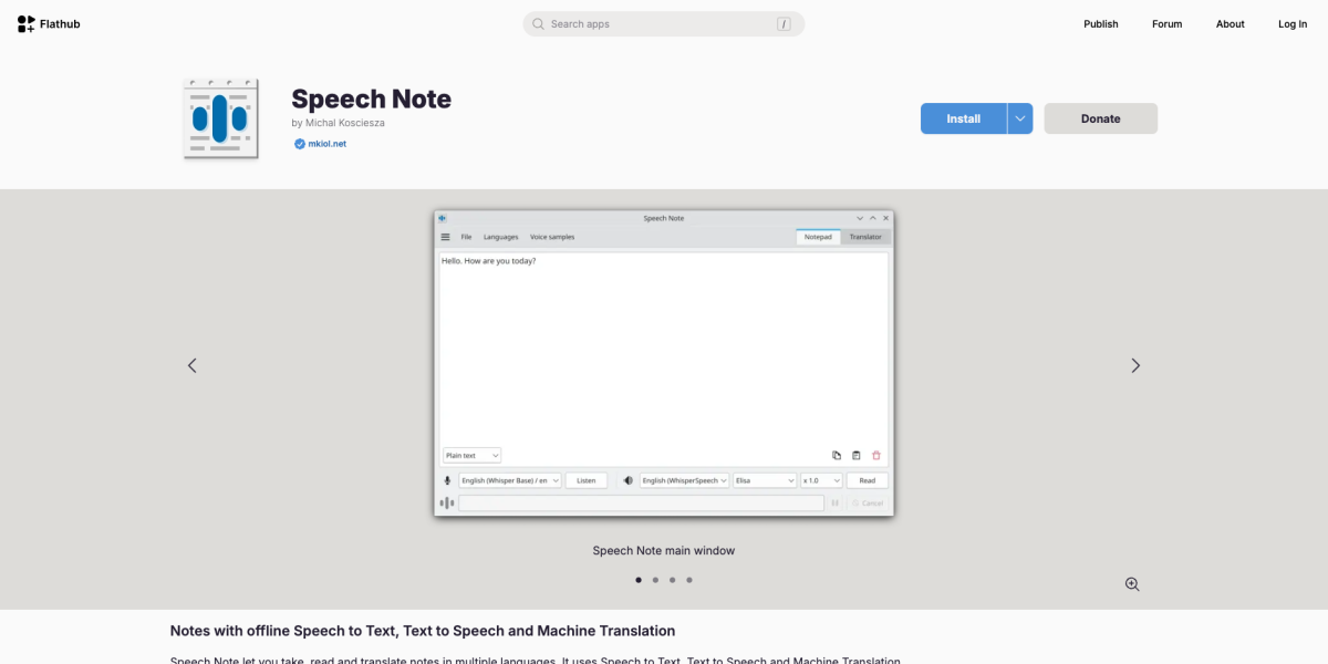 Speech Note: 多功能离线语音笔记应用 - 懂AI