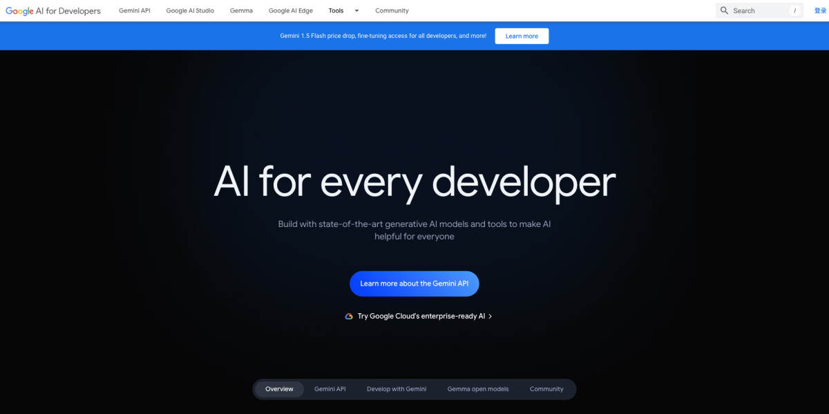 Google Generative AI 文档库: Gemini API 和 Gemma 的开发者指南 - 懂AI