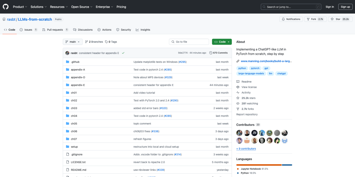 从零开始构建大型语言模型：LLMs-from-scratch项目详解 - 懂AI