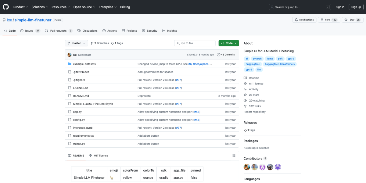 Simple LLM Finetuner: 一个用于微调大型语言模型的简单界面 - 懂AI