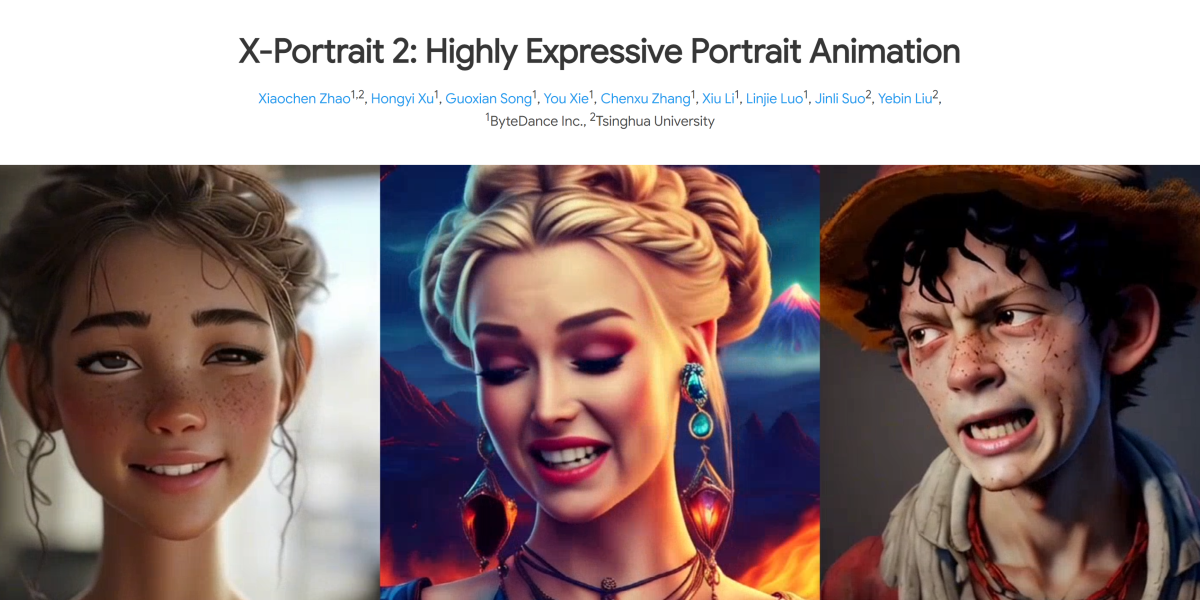 X-Portrait 2：智能单图视频创作 - 懂AI