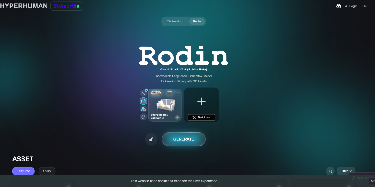 RODIN：智能3D图像生成技术 - 懂AI